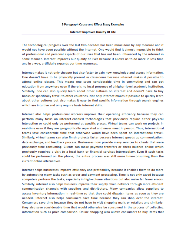 Cause and Effect Essay - Writing Guide, Topics & Examples