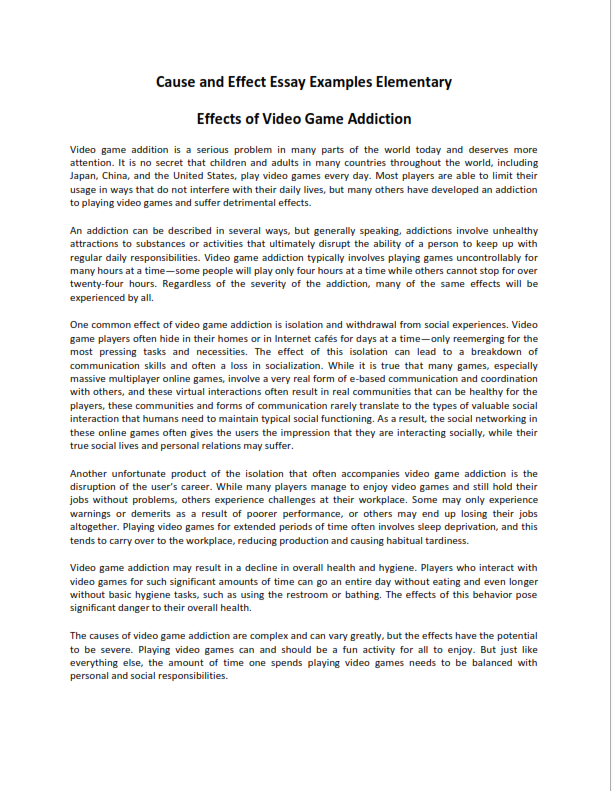 Cause and Effect Essay - Writing Guide, Topics & Examples