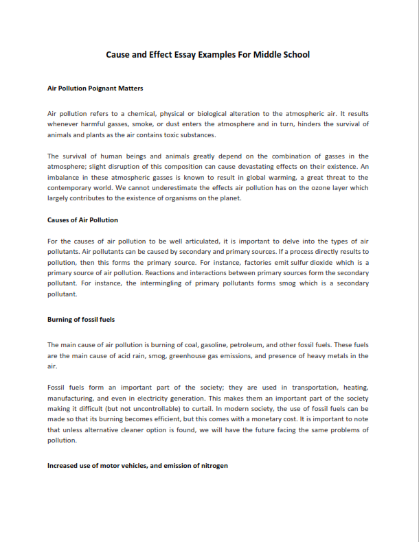 Cause and Effect Essay - Writing Guide, Topics & Examples