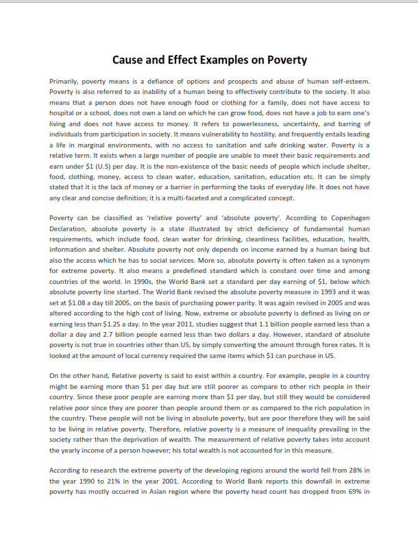 Cause and Effect Essay - Writing Guide, Topics & Examples