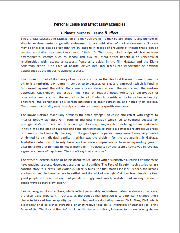 Cause and Effect Essay - Writing Guide, Topics & Examples