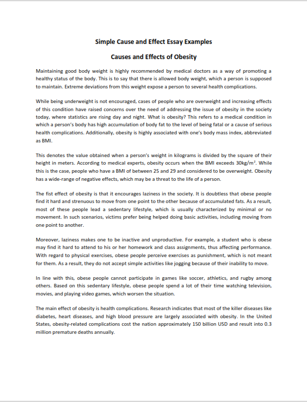 Cause and Effect Essay - Writing Guide, Topics & Examples