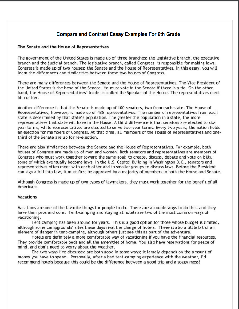 Compare And Contrast Essay Examples For All Students compare-and-contrast-essay-examples-for-all-students
