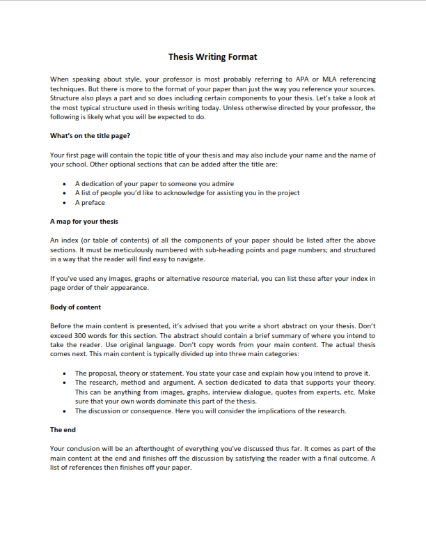 Comprehensive Guide to Thesis Writing Along with Best Tips